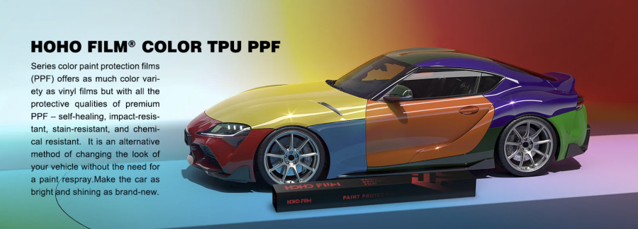 HOHO FILM® barevné PPF ochrané fólie